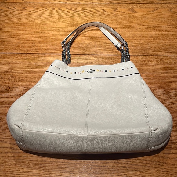 Coach | Bags | Coach Winter White Hobo Style Handbag | Poshmark